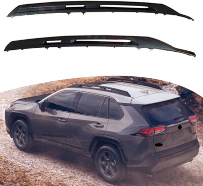 2Pcs for RAV4 RAV-4 2019-2024 Black Adventure style Aluminum Side Roof ...
