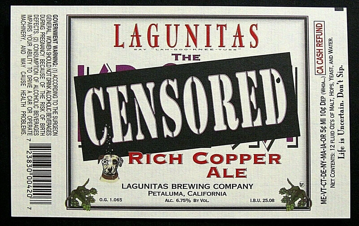 Lagunitas Beer Labels