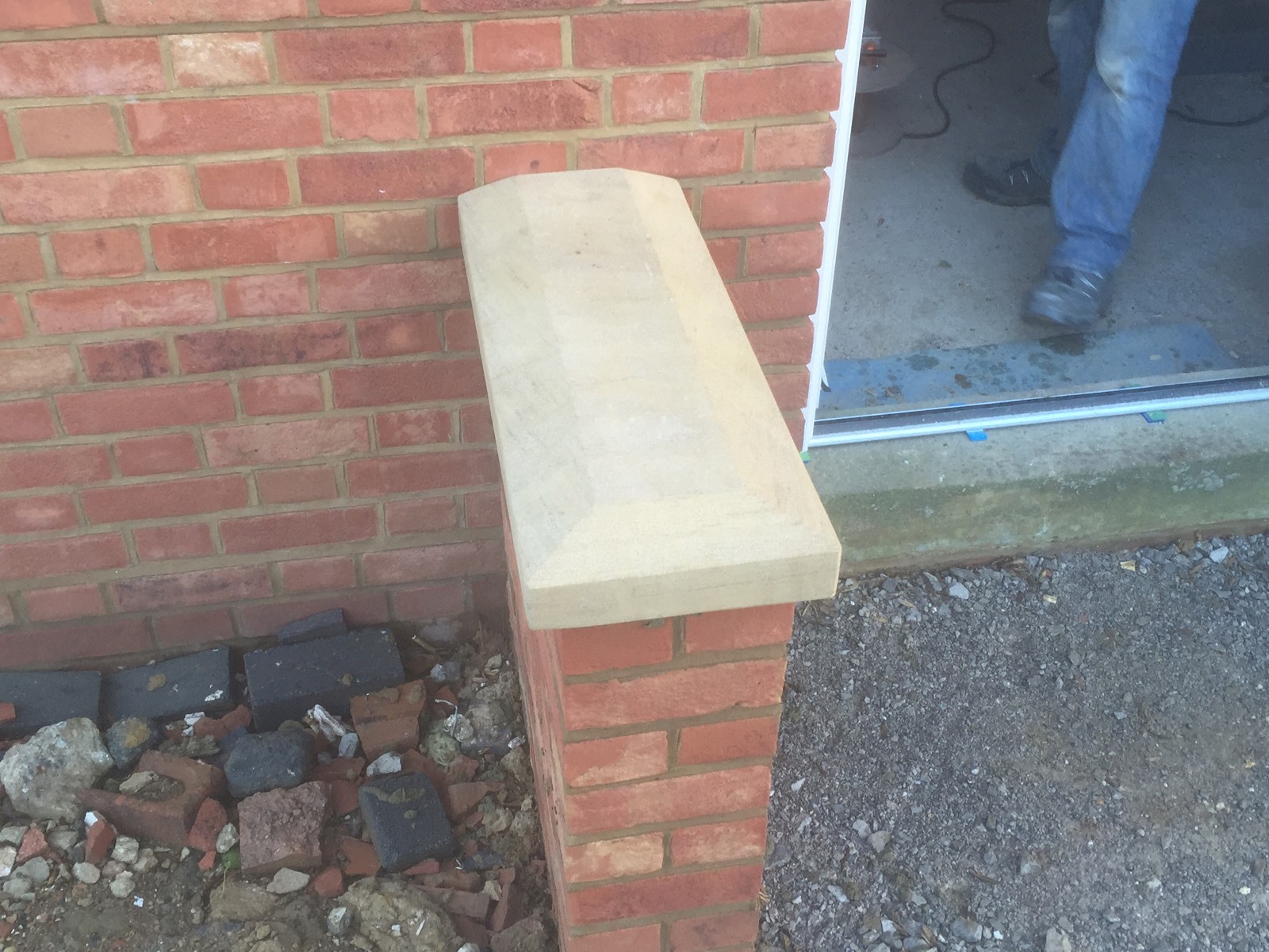 Yorkshire Sandstone Porch Copping's, Cappings, Wall Tops. Any Size ...