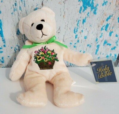 HOLY BEARS AMELIOR GET WELL BEANIE COLLECTIBLE PLUSH TOY W TAG 1999 ...