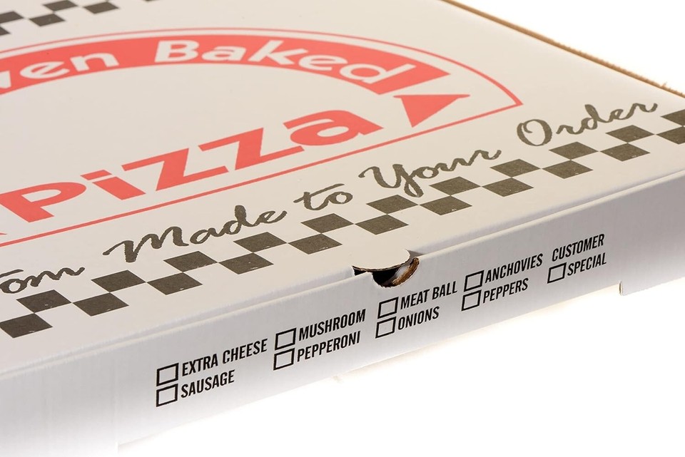 18x18 inch White Corrugated Cardboard Pizza Boxes 5pcs | eBay