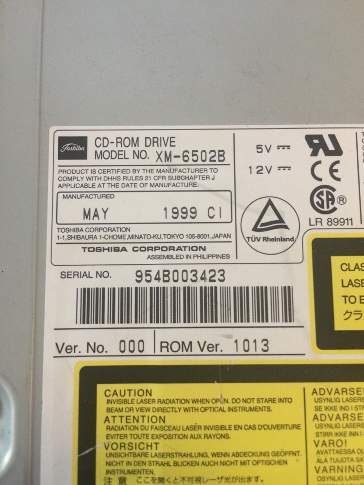 Toshiba XM-6502B IDE CD-ROM Drive | eBay