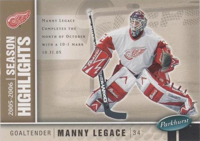 2005-06 Parkhurst - Season Highlights Manny Legace #596 for sale online ...