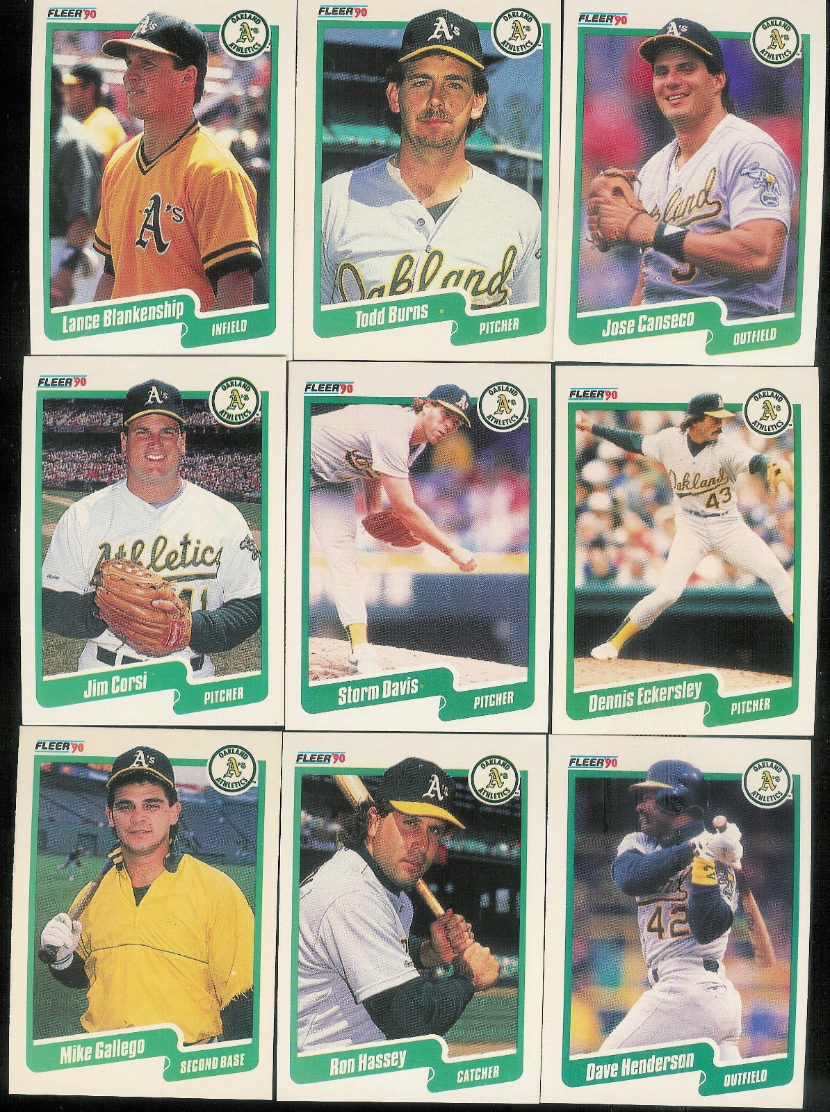 1990 FLEER BASEBALL COMPLETE SET 1-660 | eBay