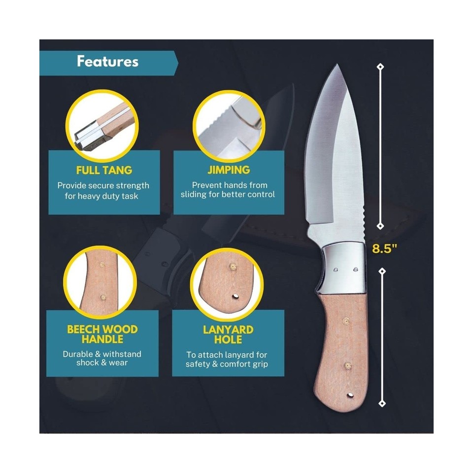 Knife Making Kit DIY Gift for Men - Gift Set with Complete Tools ...