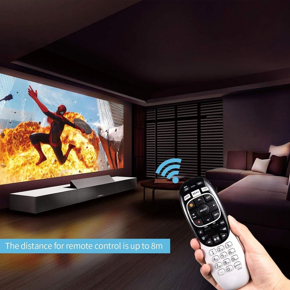 DIRECTV RC73 IR/RF REMOTE CONTROL FOR GENIE HR44 & CLIENT C41 W ...
