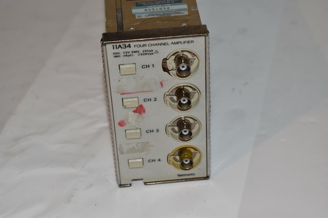 Tektronix 11A34 Four Channel Amplifier T33496 for sale online | eBay