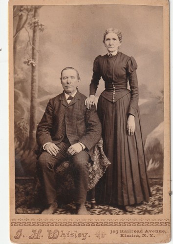 Elmira NY Cabinet Card - Miss Eliza Davis - Published by J. H. Whitley ...