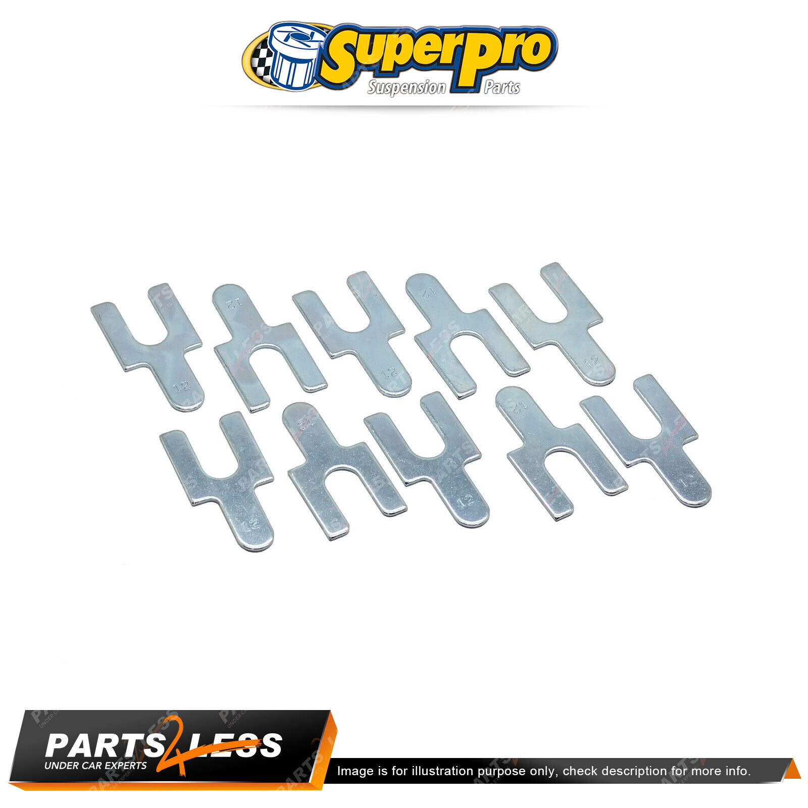 Superpro 10 Pcs Alignment Shim Kit 12 x 2mm Shim Pack Alignment Parts ...