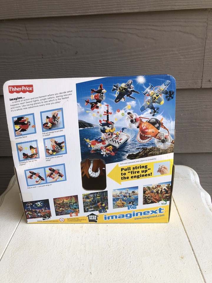 New Fisher-Price Imaginext Twin Eagle AIRPLANE Brand New Ages 3-8 WQ3 ...