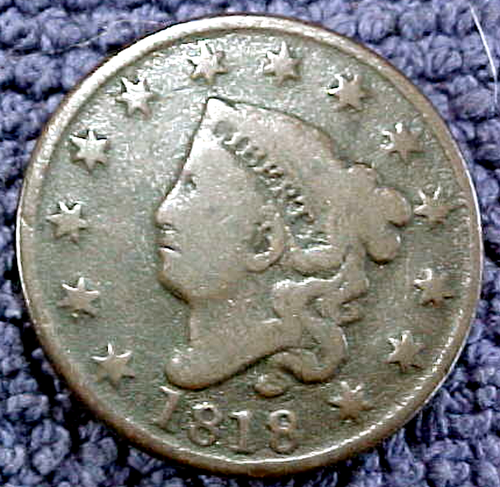 1818 U.S. LARGE CENT...........MIN. BID .01 & NO RESERVE! | eBay