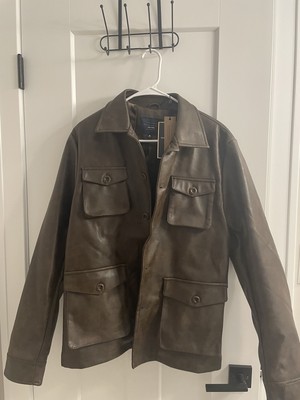 NWT Marc Asher New York - Mens Med Brown Soft Leather Jacket | eBay