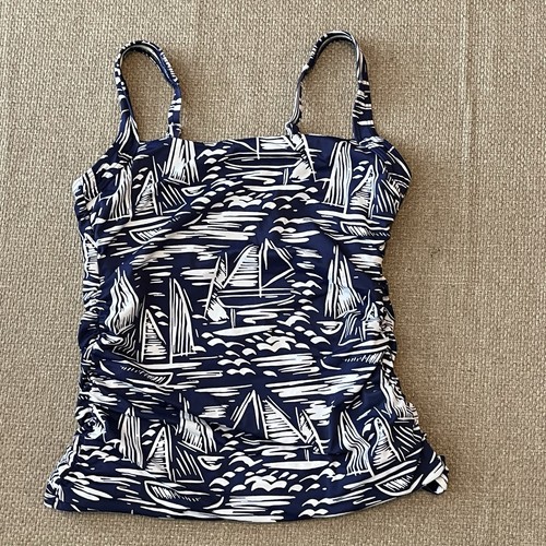 Miraclesuit X Talbots Light Control Ruched Sanibel Tankini Top 12 ...