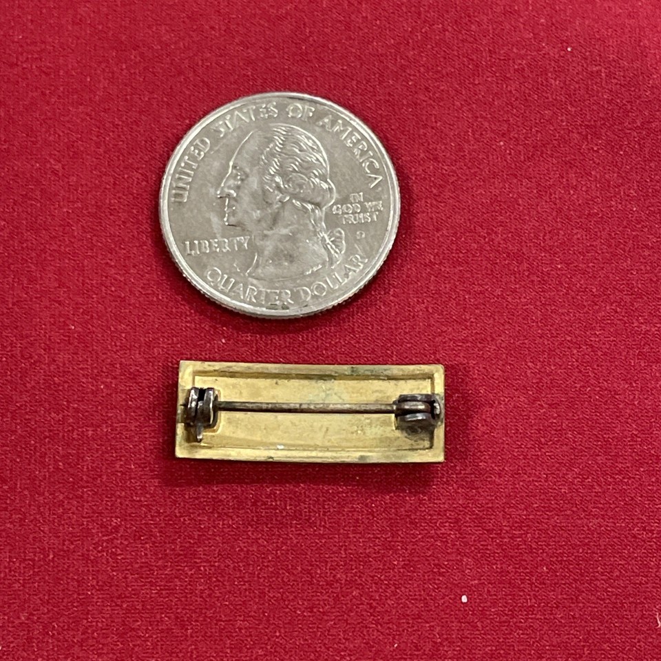 Vintage US Military 2nd Lieutenant or Ensign Gold Tone Insignia Bar ...