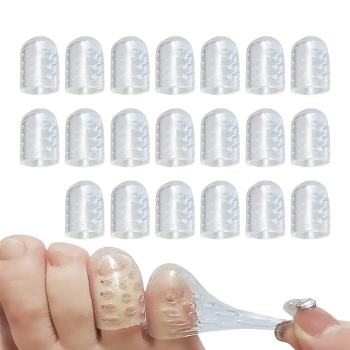 20pcs Toe Cap Silicone Toe Protector Toe Protection Cushion for Corn ...