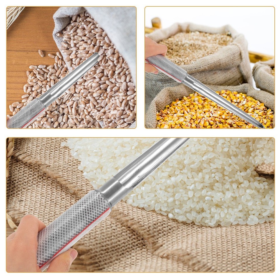 Grain Sampler Stainless Steel Grain Probe Rod Wheat Sampler Portable ...