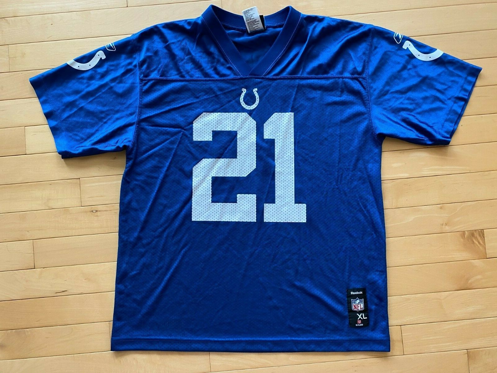 Reebok Youth Boys NFL Indianapolis Colts Bob Sanders Jersey Sz XL 18-20 ...