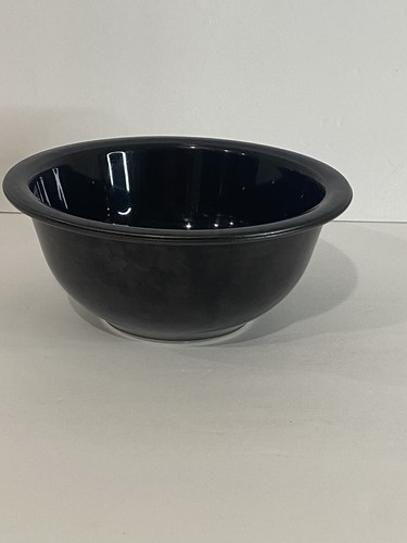 Vintage Pyrex Corning NY 41 Black 322 1L Clear Bottom Glass Mixing Bowl ...