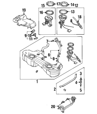 BMW 51711958025 GENUINE OEM REAR EXTN NUT | eBay