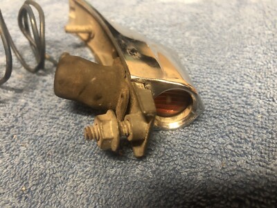 64 Cadillac RH Fender Turn Signal Indicator Trim Spear Marker Light ...