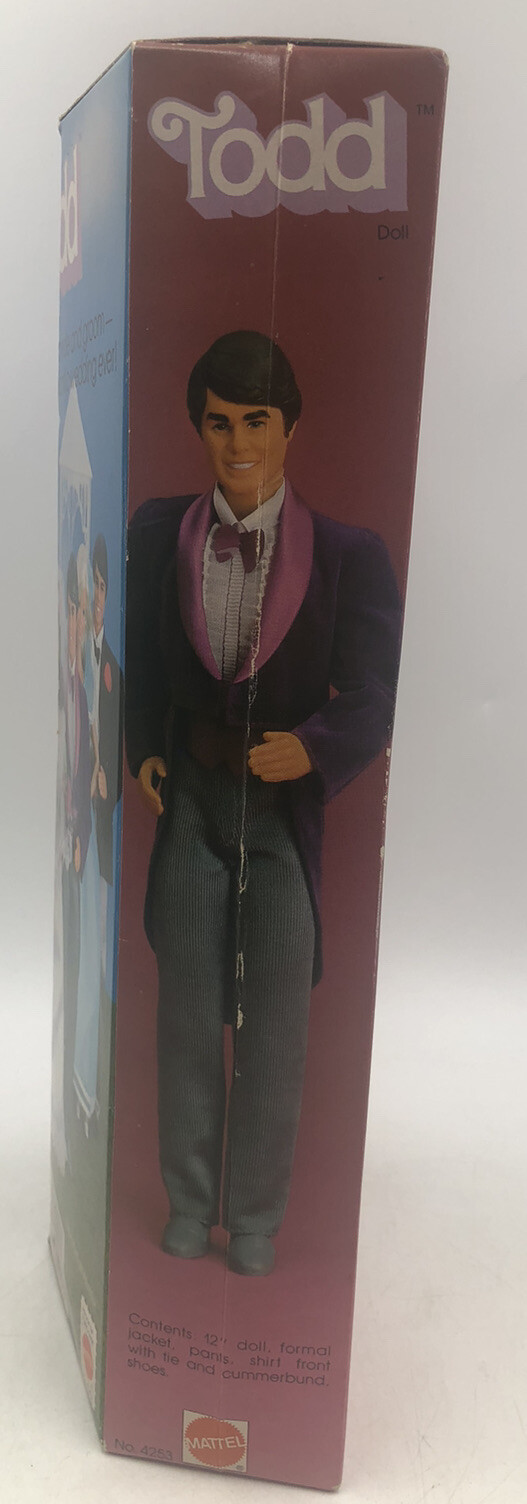 Barbie & Ken's Handsome Friend Todd Doll He's a Groom Mattel 1982 #4253 ...
