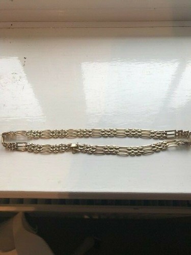 Classic Marks & Spencer gold tone gate necklace 18” long | eBay UK