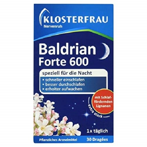 Klosterfrau BALDRIAN Forte 600 :: SEDA-PLANTINA, both w/ VALERIAN ...