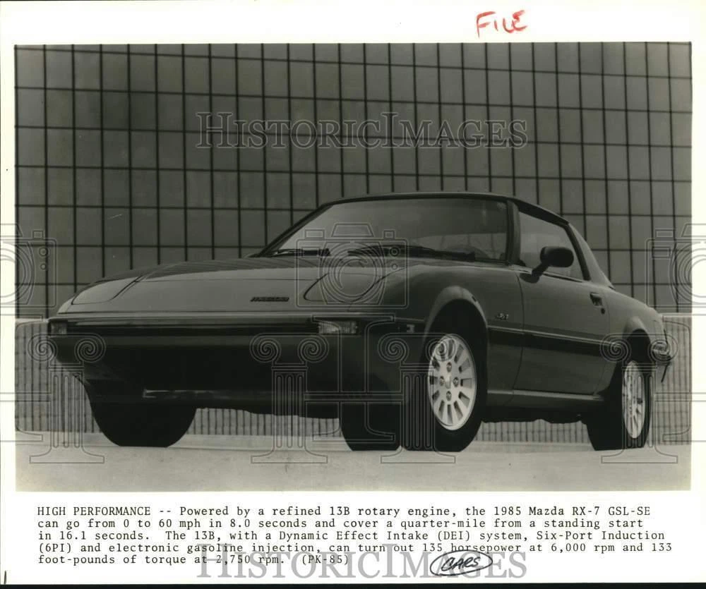 1985 Mazda Rx7 Gsl Se
