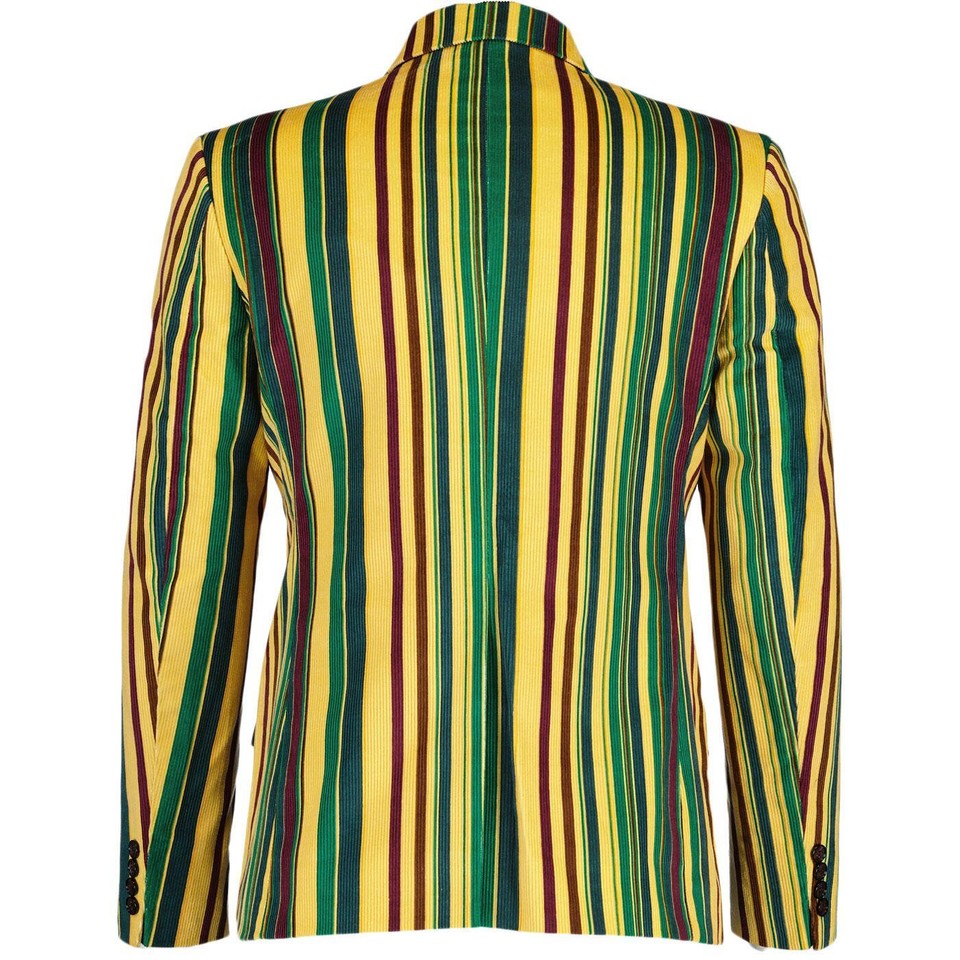 NEW MENS MADCAP STRIPED CORD BOATING BLAZER Mod 60s 1960s JACKET ...