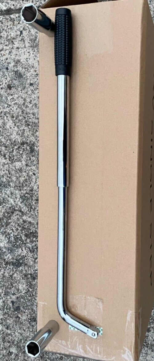 CARAVAN CAMPER TRAILER WHEEL WRENCH EXTENABLE WITH 19MM AND 21MM LONG ...