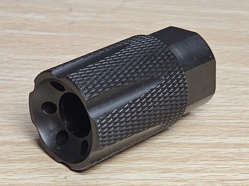 MINI SIZE 1/2x28 Linear Recoil Compensator Front Vent Muzzle Brake for ...