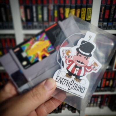 Reproduction EARTHBOUND Mach Pizza Delivery Man Air Freshener | eBay