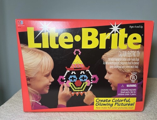 Vintage 1993 Lite Brite New In Box Milton Bradley Light Bright Toy 1994 ...