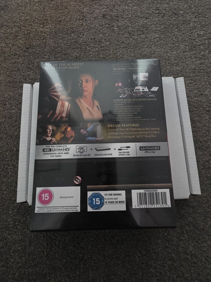 The Conjuring 4k Steelbook Collectors Edition Brand New Sealed | eBay UK