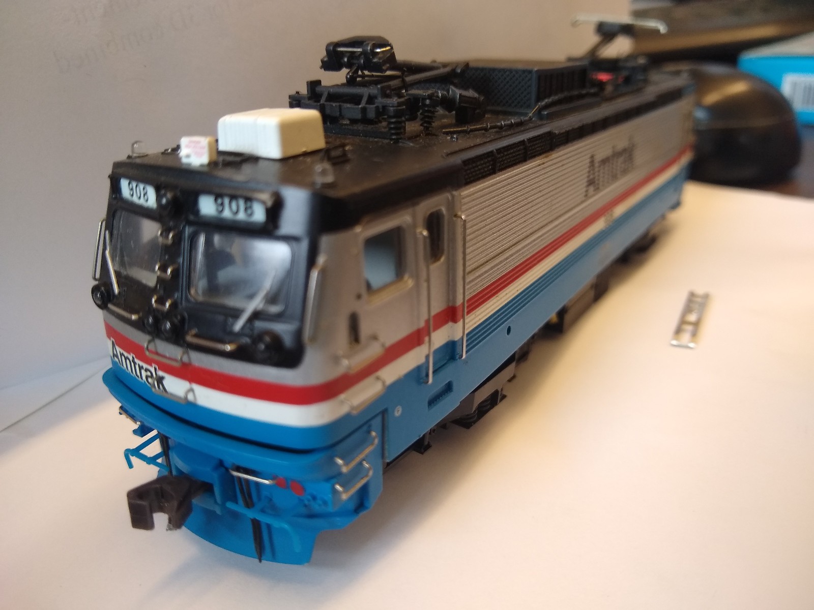 HO Atlas 8571 Amtrak phase 3 AEM-7 Electric Locomotive #908 | eBay