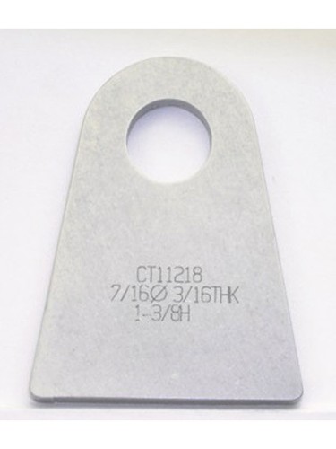 Meziere Flat Tabs, 7/16 Hole, Qty 4 1-3/8 Height, Straight (CT11218C ...