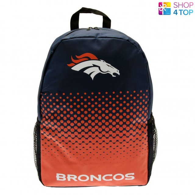 Denver Broncos American Football Club Backpack Travel Bag Team Official ...