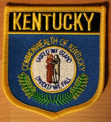 KENTUCKY KY US State USA Shield Country Flag Embroidered PATCH Badge P1 ...