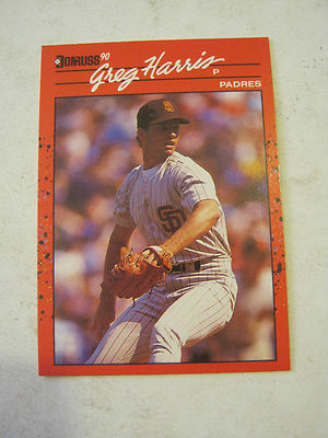 1990 Donruss #65 Greg Harris Baseball Card, (EB1-33) | eBay