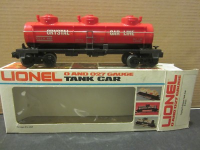 LIonel Crystal Car Line Three Dome Tank Car CCLX 9353 red | eBay