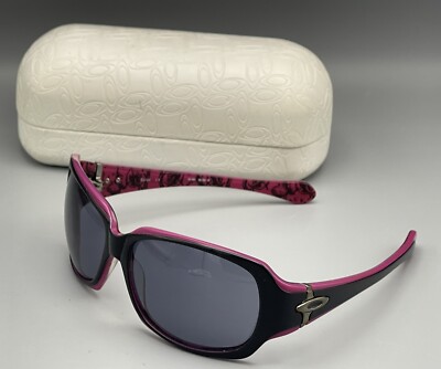 Authentic Oakley Script Asian 05-963 Black & Purple Frame Women Sunglasses 62-16 | eBay