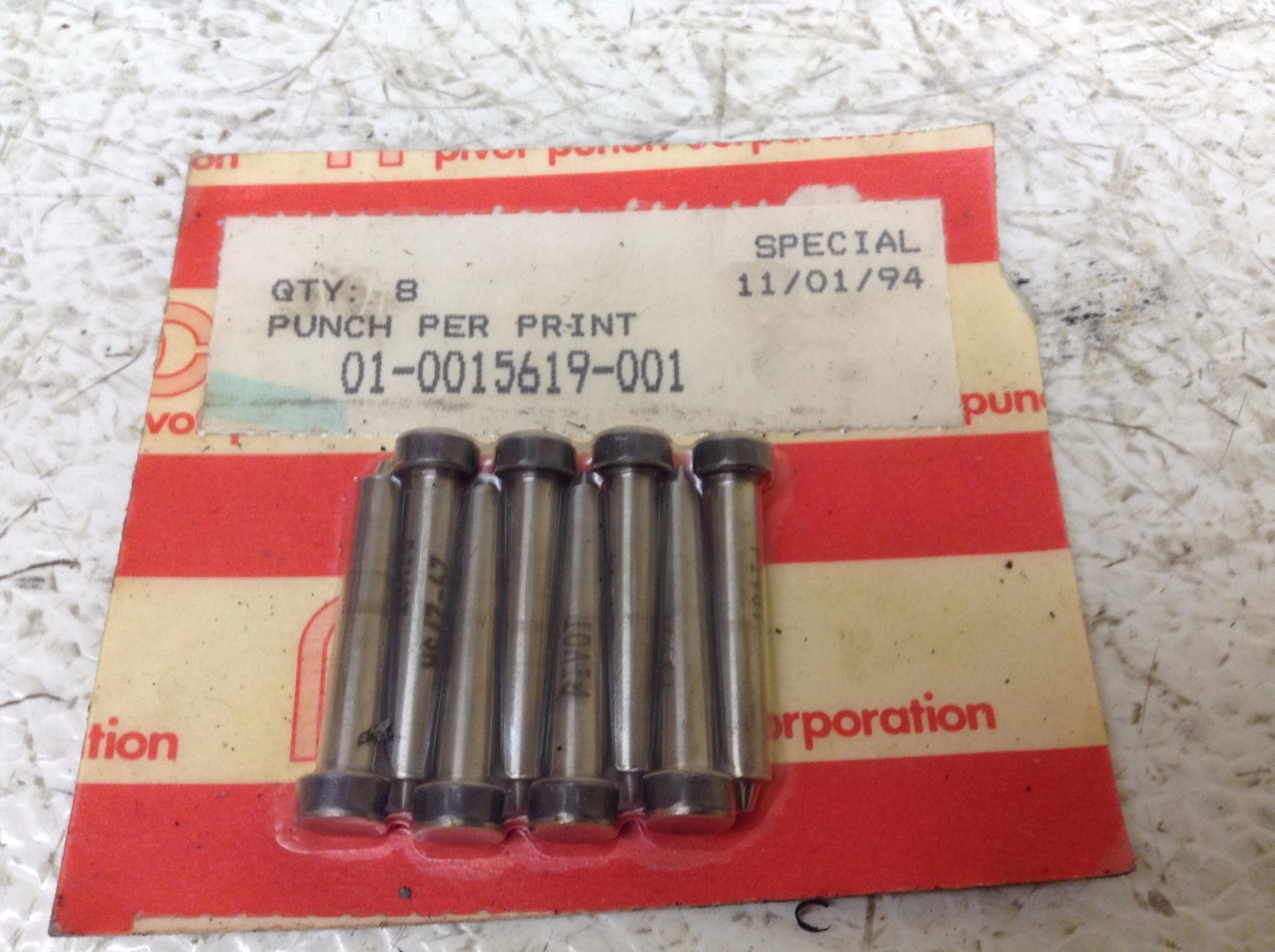 Pivot Punch 01-0015619-001 010015619001 PKG of 8 New (TBI) | eBay