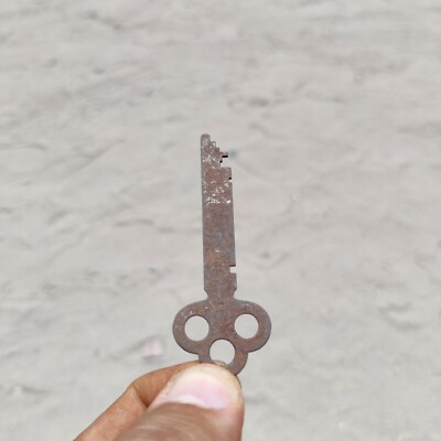 1920s Vintage Skeleton Padlock Key Lock Original Old Primitive Handmade ...