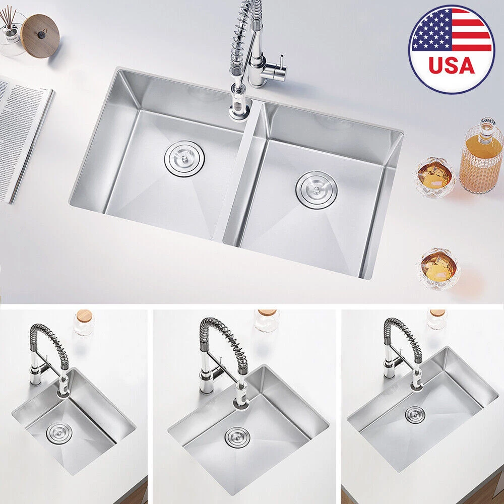 Small Double Bowl Kitchen Sink