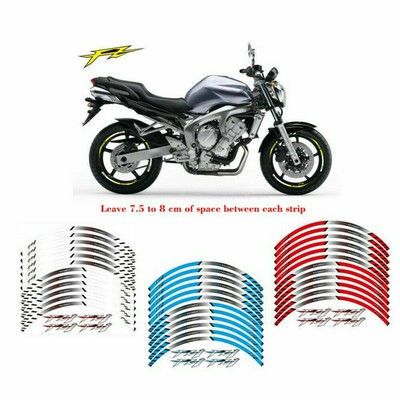 Motorcycle stripes Wheel Hub Rim Strip Sticker Decal For YAMAHA FZ1 ...