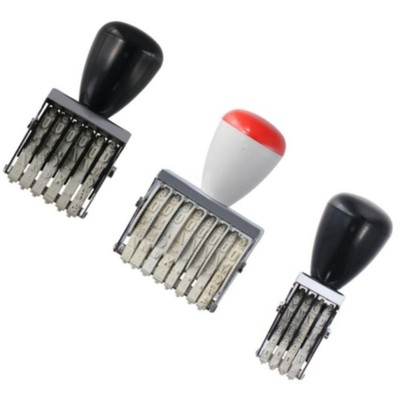 Personalized Number Stamp Changeable Business Stamps Roller Stamps ...