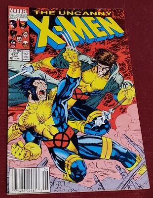 UNCANNY X-MEN #277 Gambit vs Wolverine Iconic Jim Lee Cover JUNE 1991 ...