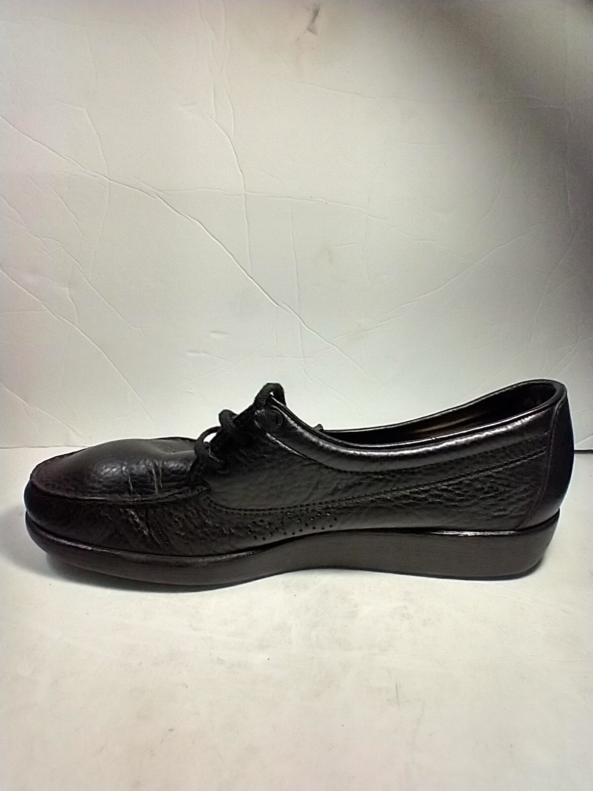 SAS Amigo Black Leather Comfort Laceup Shoes Men's sz 15N | eBay