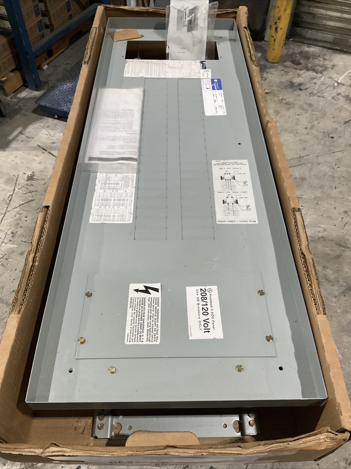 AQU3422RCXAXT1B4 GE 225A 3P 208/120 42 SPACES PANELBOARD INTERIOR | eBay