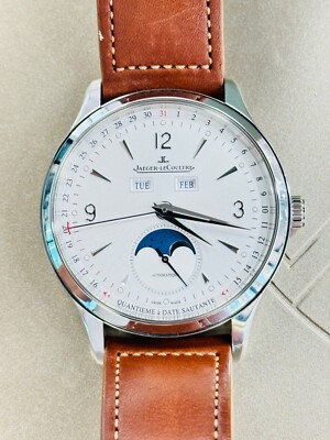 Jaeger-LeCoultre Master Control Calendar Moon Phase Steel Watch ...